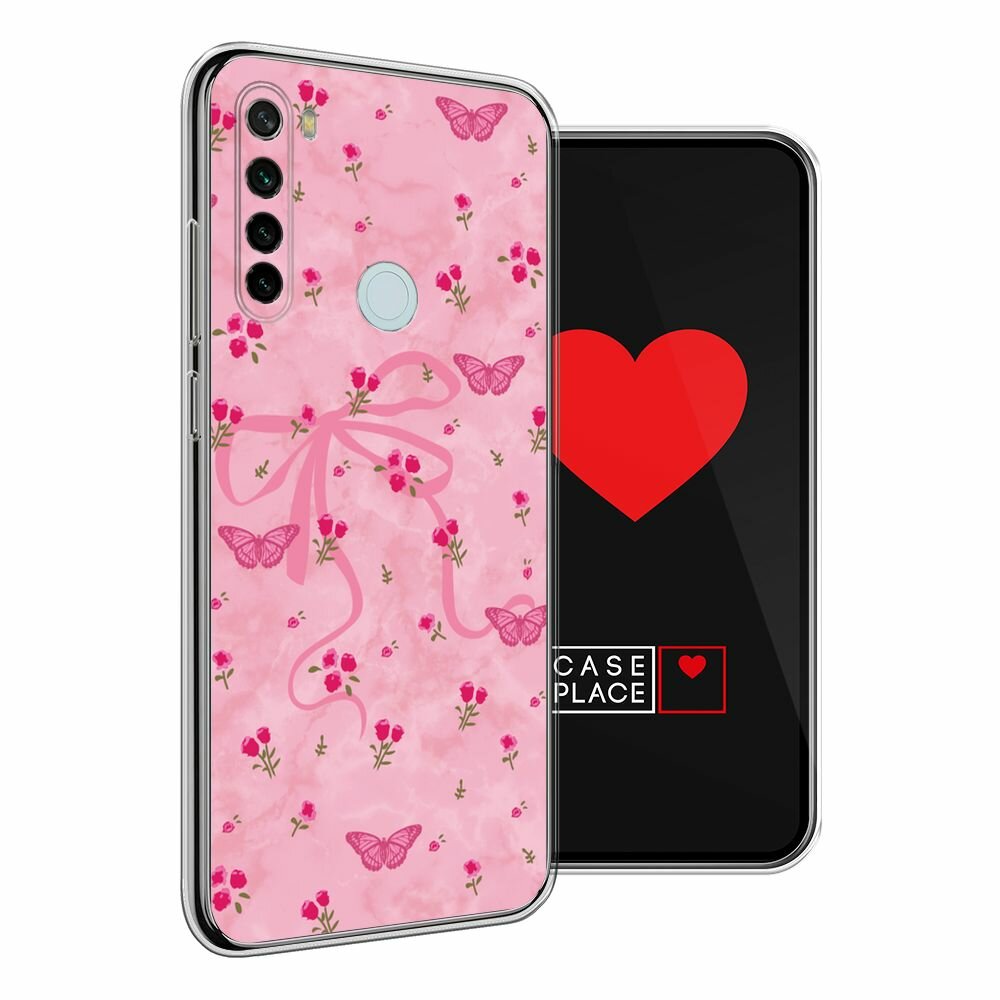 Чехол на Xiaomi Redmi Note 8T / Сяоми Редми Нот 8Т с принтом "Нежный паттерн" — фото 1