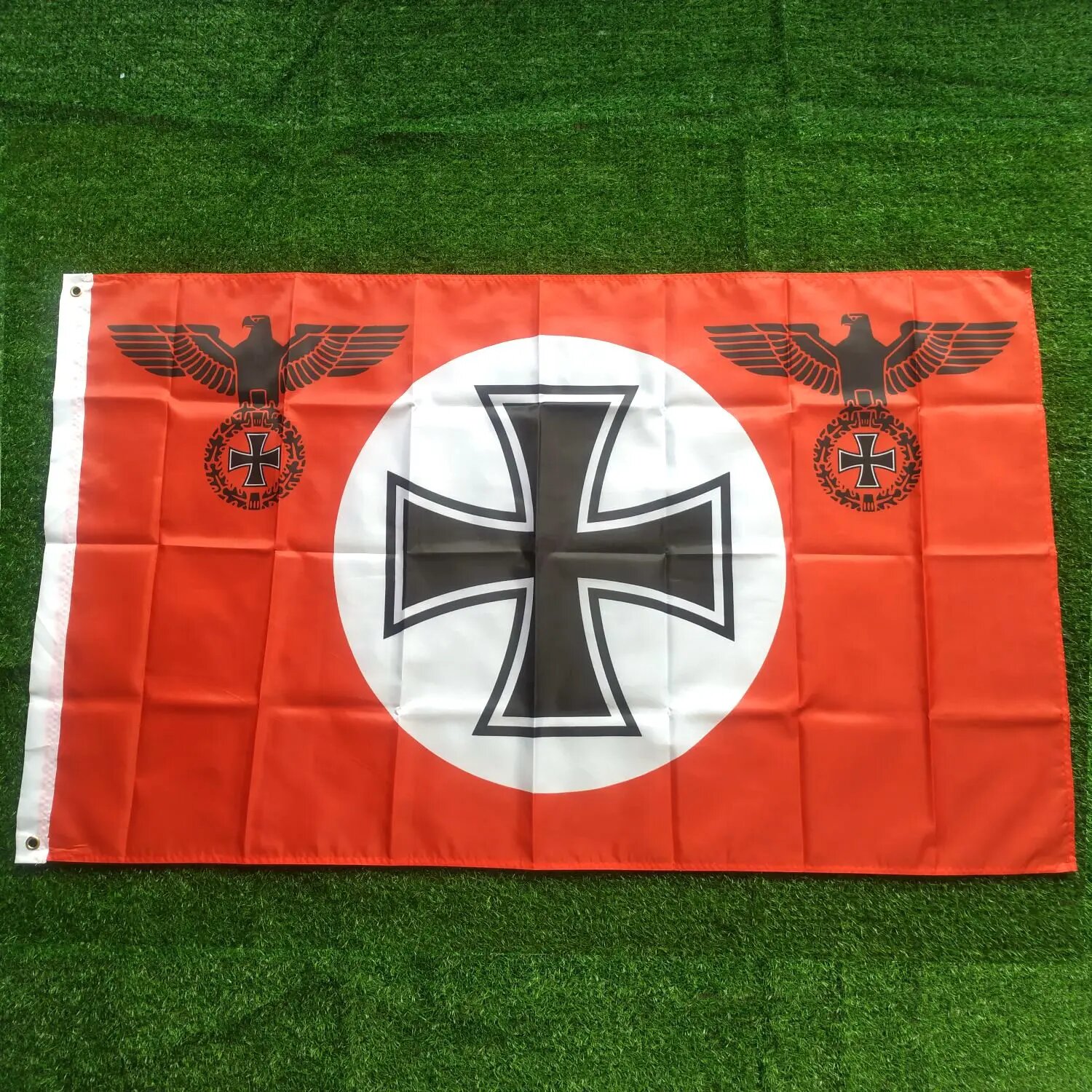 Баннер Fahne Flagge Deutsches Reich Reichsadler Eisernes Kreuz 3x5 футов 3X5FT-90X150CM, Shaft cover only