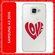 Чехол на Samsung Galaxy A3 2016 / Самсунг Галакси А3 2016 с принтом "Love heart ...