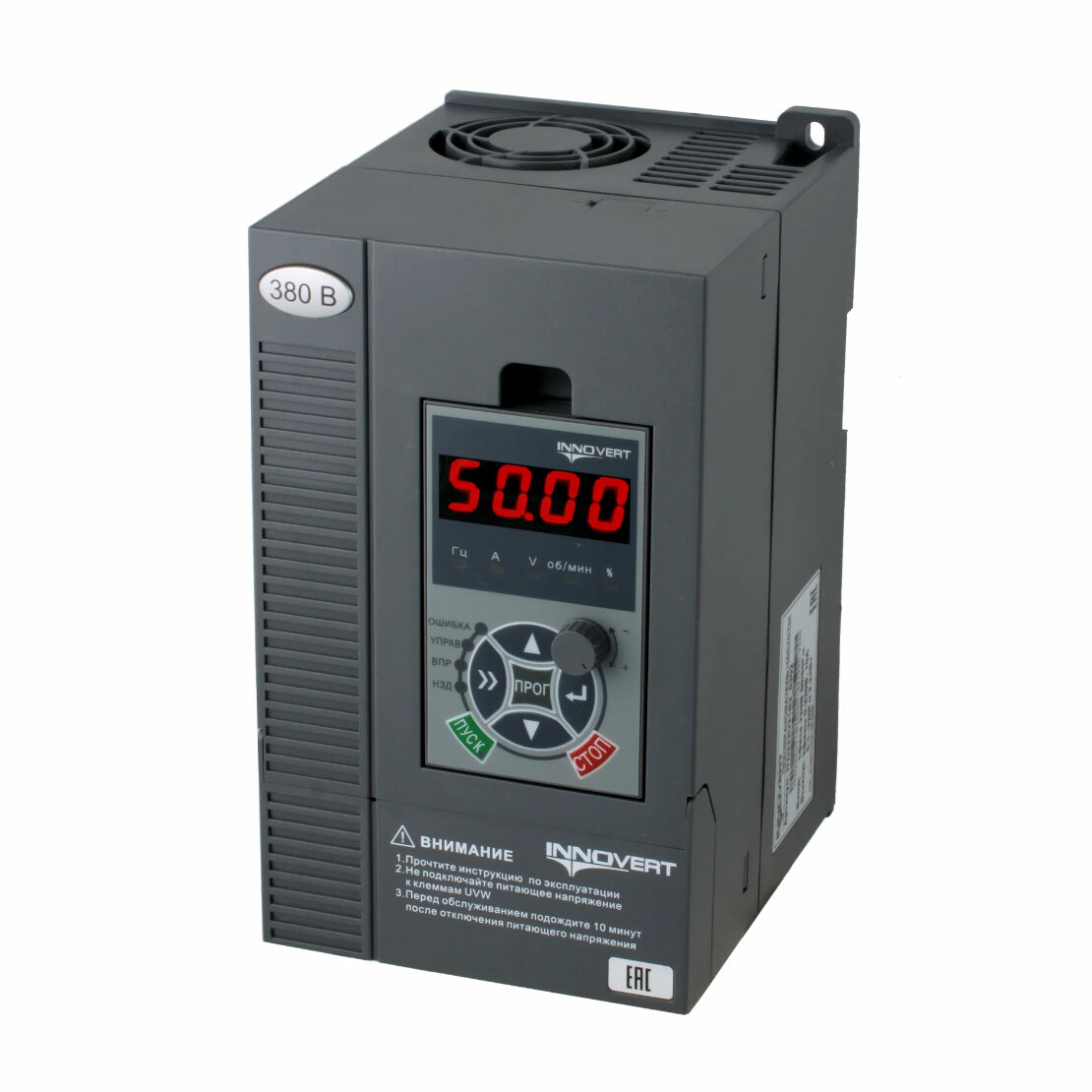 Преобразователь частоты векторный INNOVERT ITD222U43B2 (2.2 кВтx380 В), RS-485, 3200 Гц, серый