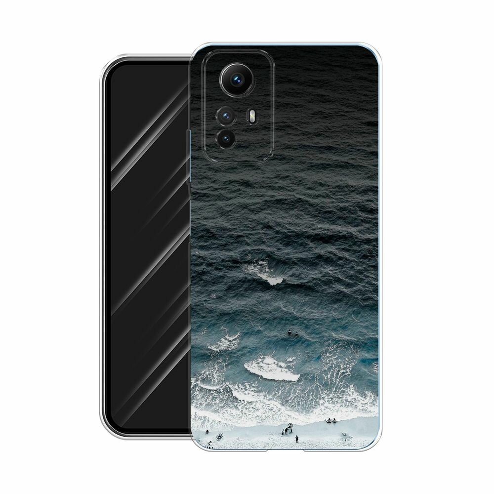 Чехол на Xiaomi Redmi Note 12S / Сяоми Редми Ноут 12S с принтом Волны на море — фото 1