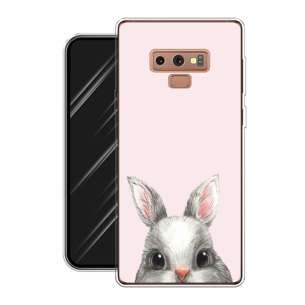 Чехол на Samsung Galaxy Note 9 / Самсунг Галакси Нот 9 с принтом "Карандашный кролик 1 - 8 марта" — фото 1