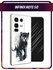 Чехол на Infinix Note 50 / Инфиникс Нот 50 с принтом "Пантера арт 3"