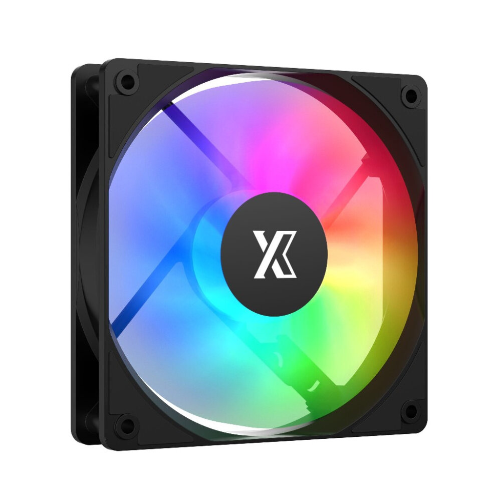 Вентилятор для корпуса XASTRA FC120B FRGB Black (FC120-1BF-SBP-GL)