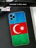 Чехол на Apple iPhone 11 Pro Max / Айфон 11 Про Макс с принтом "Флаг Азербайджан...