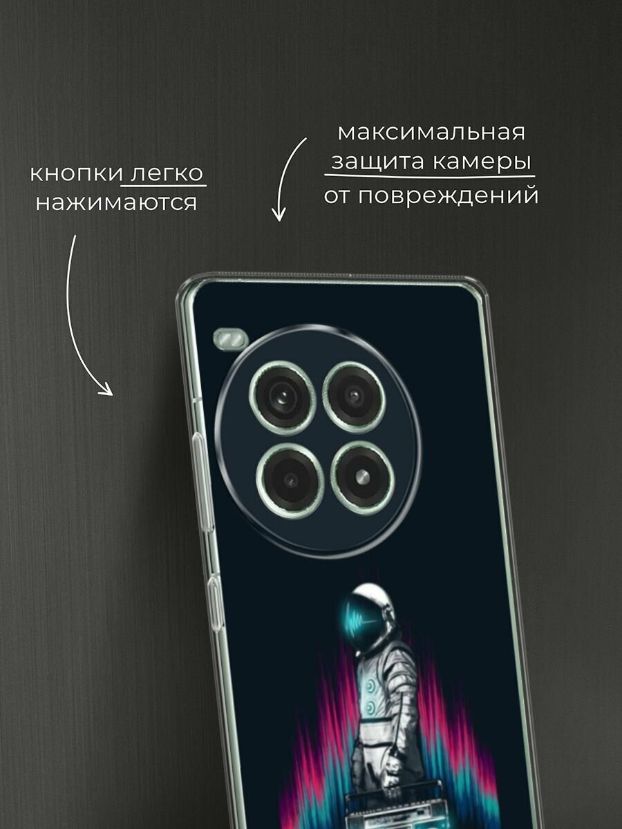 Чехол на OnePlus Ace 3 Pro / Ван Плас Эйс 3 Про с принтом "Космическая вечеринка" — фото 1