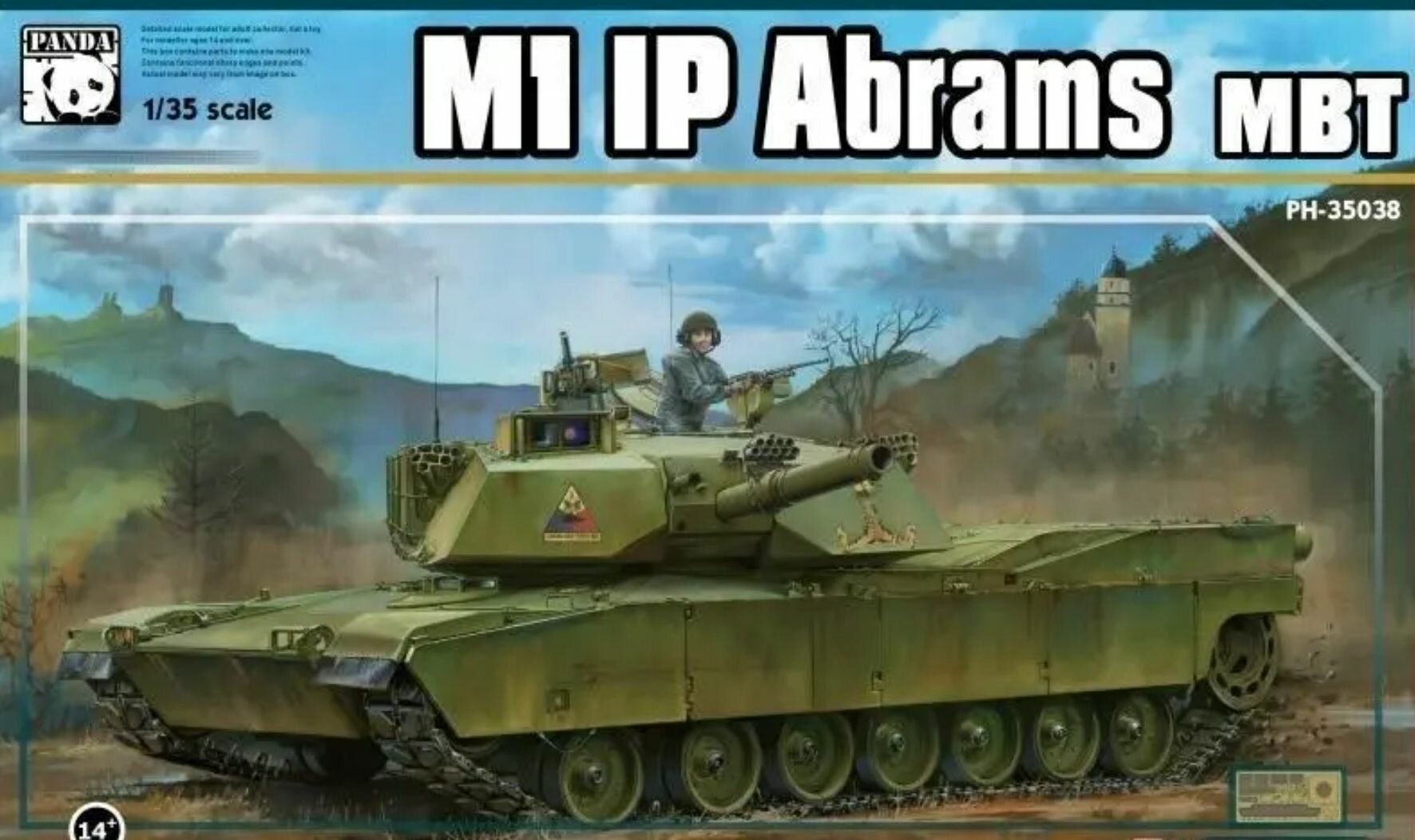 Panda Hobby PH35038 1/35 M1 IP Abrams MBT сборная модель танка