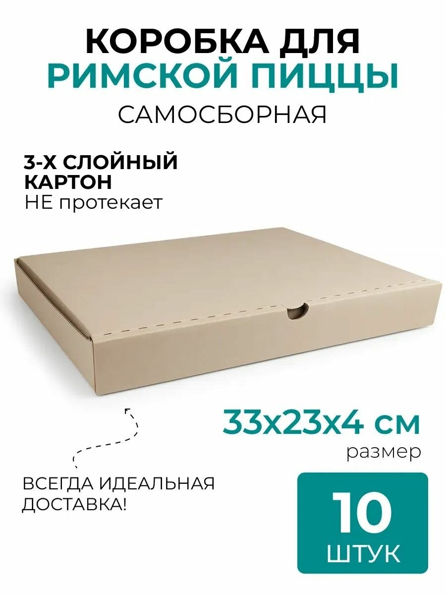 Коробки для римской пиццы и выпечки