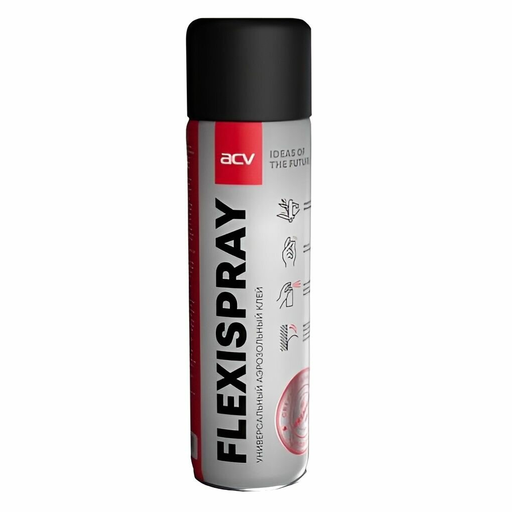 Клей аэрозольный Сверхмощный ACV flexispray S500ml