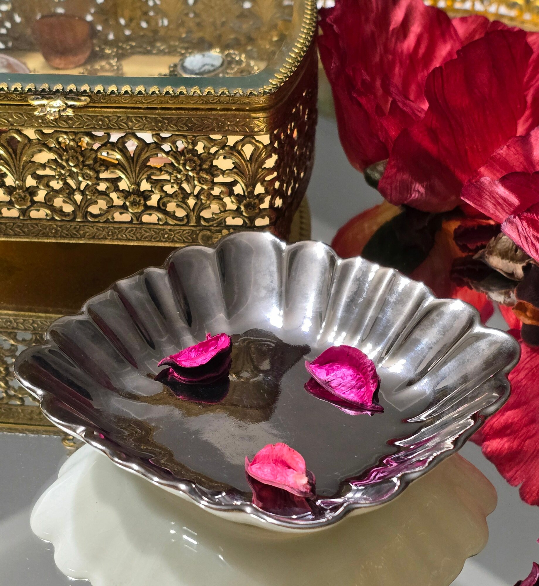 Антикварная английская тарелка