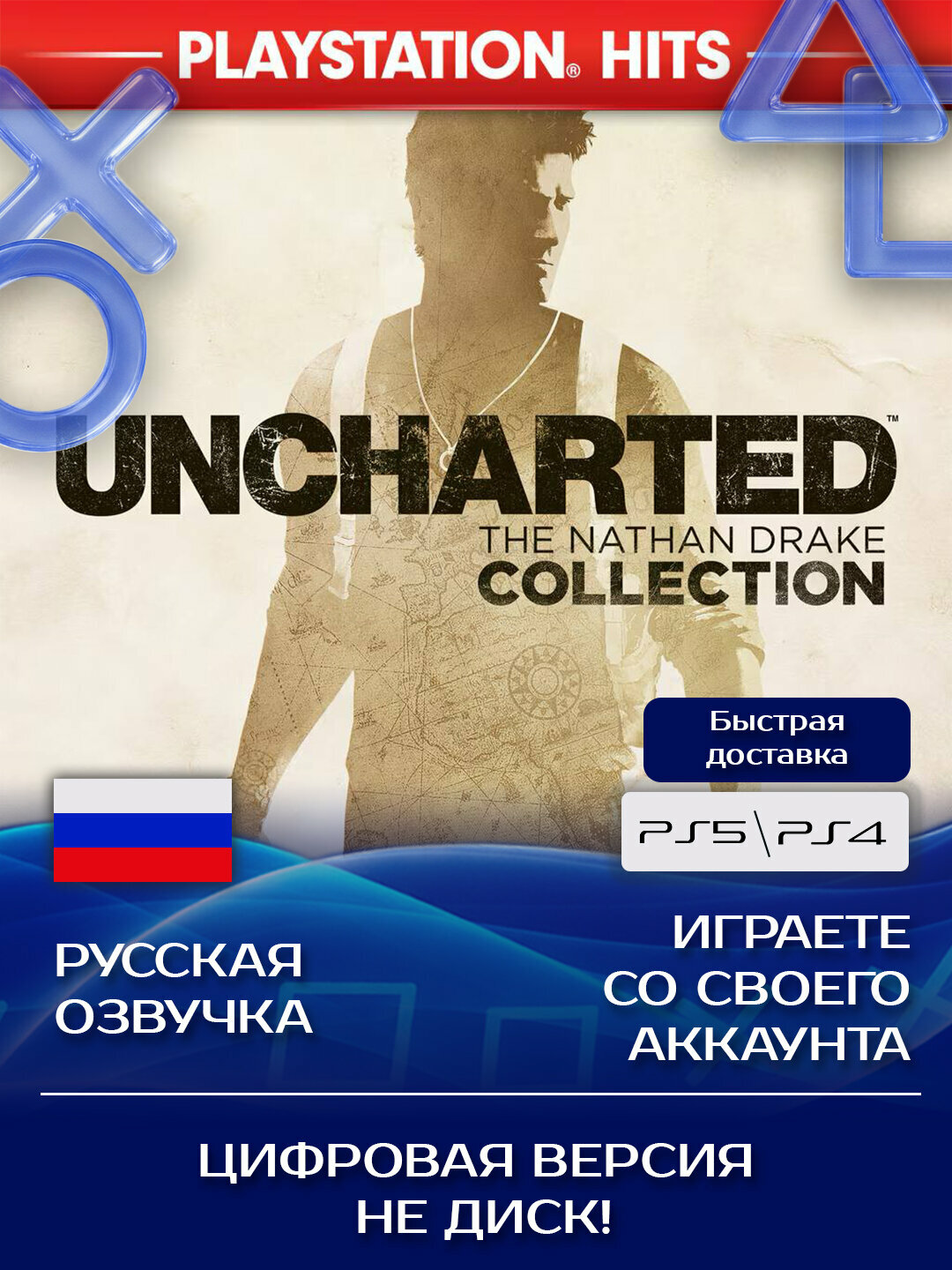 Uncharted: The Nathan Drake Collection для PlayStation PS4, PS5
