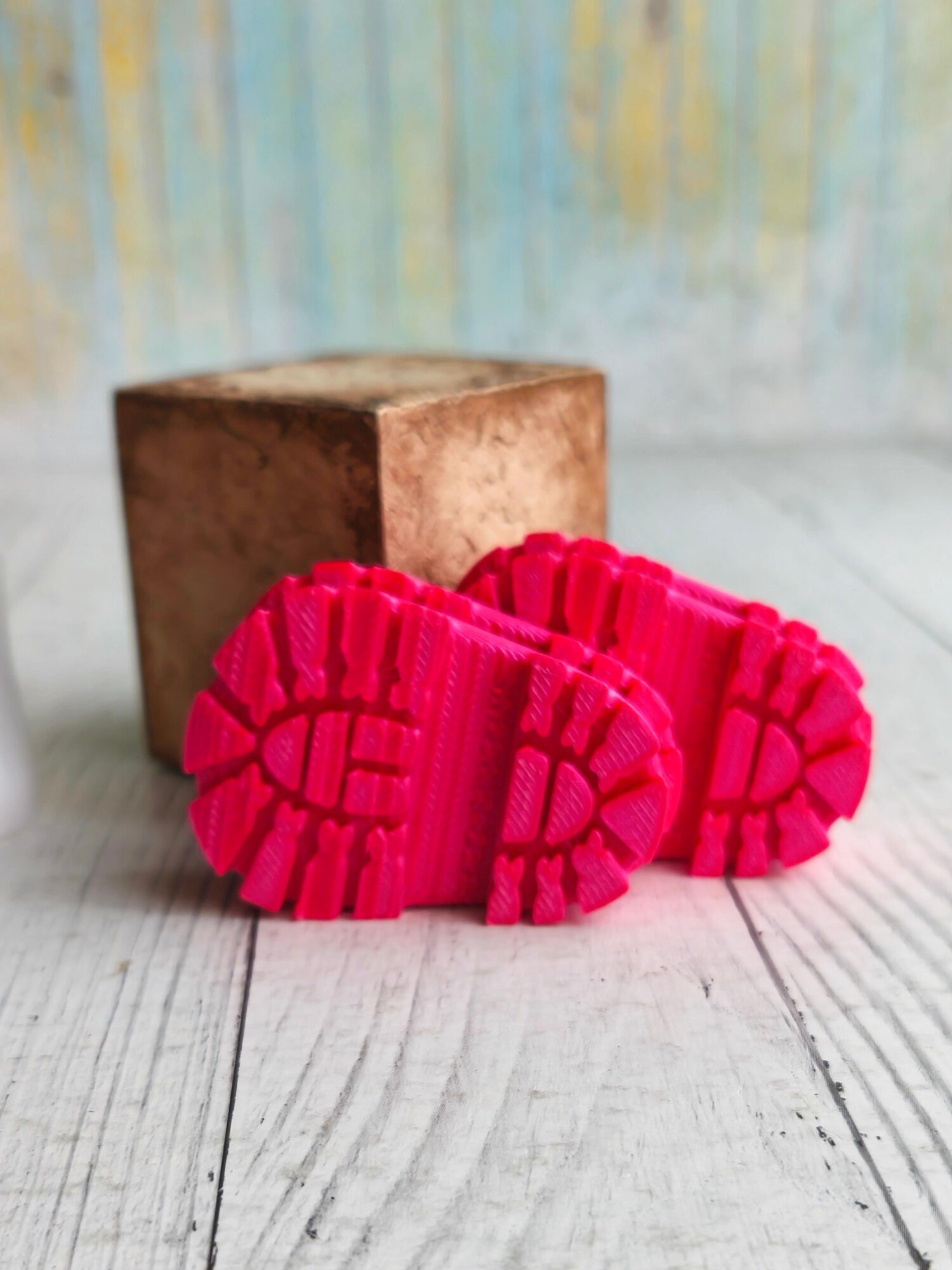 Подошвы Трактор к универ колодкам для Мини Nines D'Onil MIA (Мия) 23 см (2 пара, без колодок)