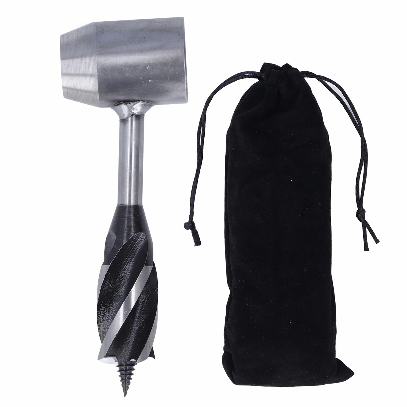 Ручное шнековое сверло из углеродистой стали, ручные шнеки, инструмент для выживания в лесу, 25 мм