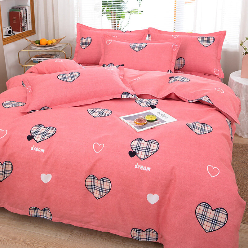 Утолщенный пододеяльник с начесом, цельный, саржевый пододеяльник с начесом, 1,5 м, односпальный/двуспальный пододеяльник для студенческого общежития,150*110cm