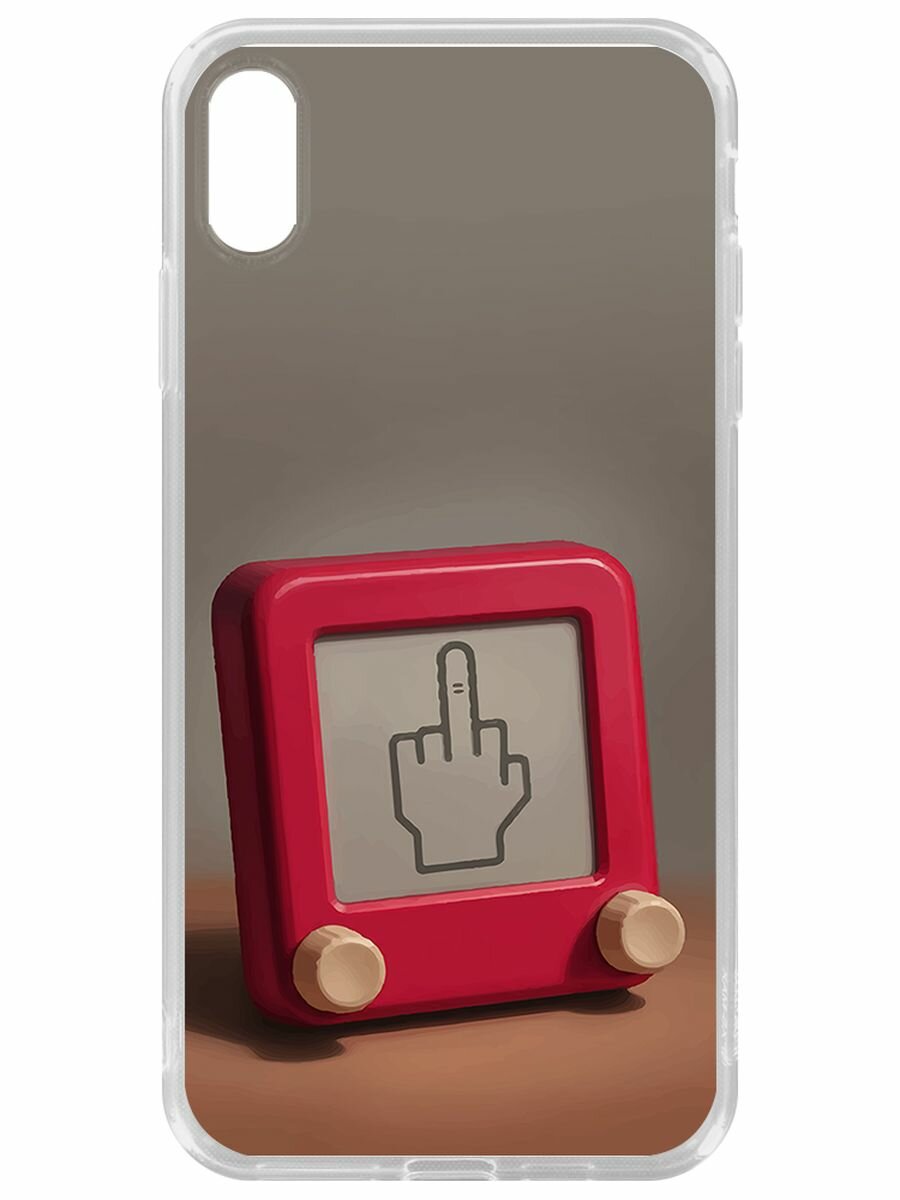Чехол-накладка Krutoff Clear Case Game over для iPhone XS Max