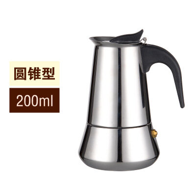 Кросс-бордерная нержавеющая сталь итальянская мока-пот кофейник экспорт горячая продажа европейский стиль эспрессо французская пресса кофейник в наличии