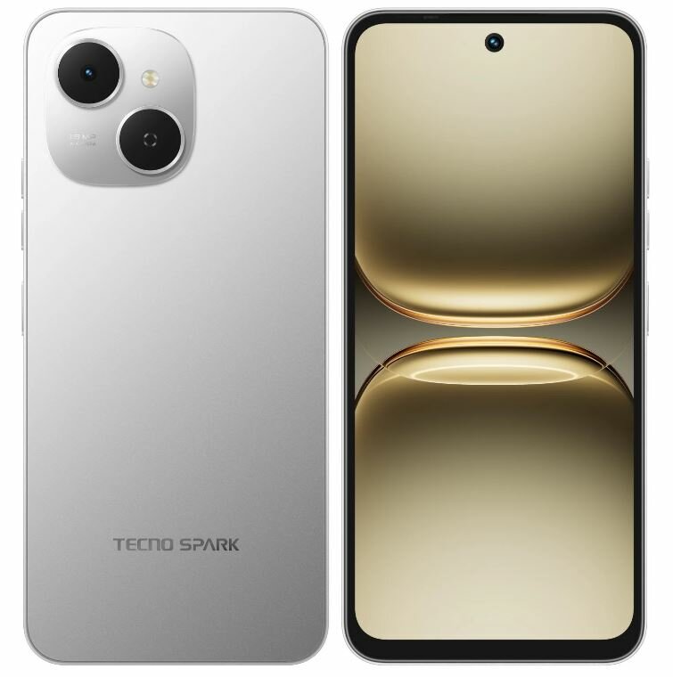 Смартфон TECNO Spark 40C 4/128GB Grey/серый