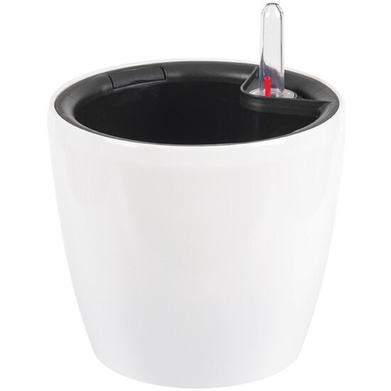 Кашпо Idea анфа D150мм с вставкой и с автополивом М 3230 Белый