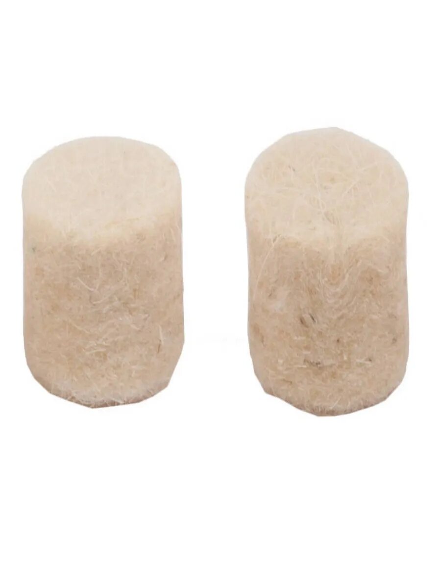 2 шт, 12 x 8 мм, круг фетровый