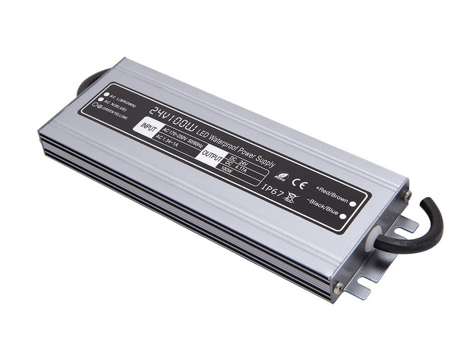 Блок питания для светодиодной ленты TPW 100W влагозащ. 24V IP67 SWG MINI Al 001691 MTPW-100-24