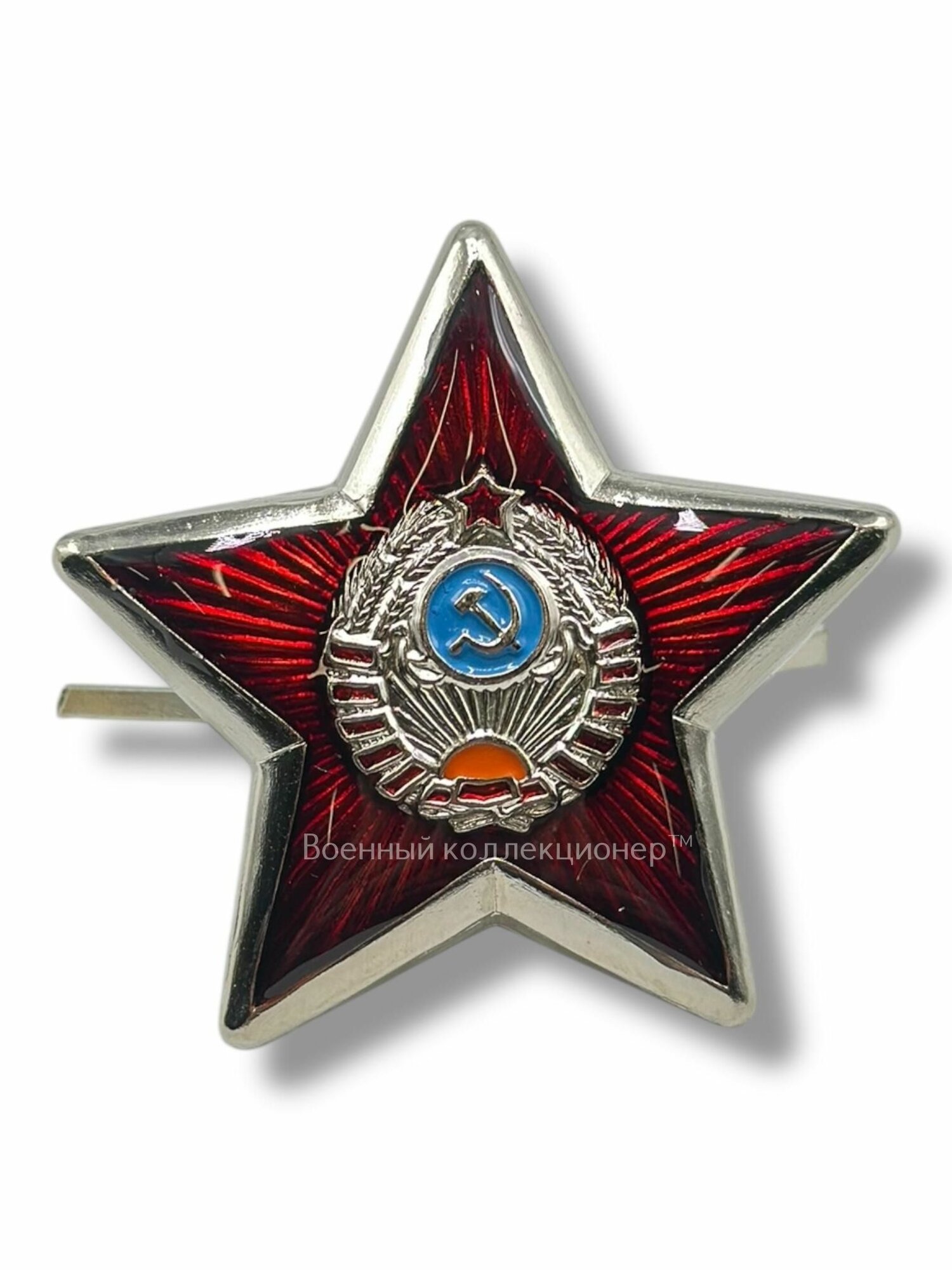 Кокарда РКМ, милиции СССР обр. 1939 года на головной убор