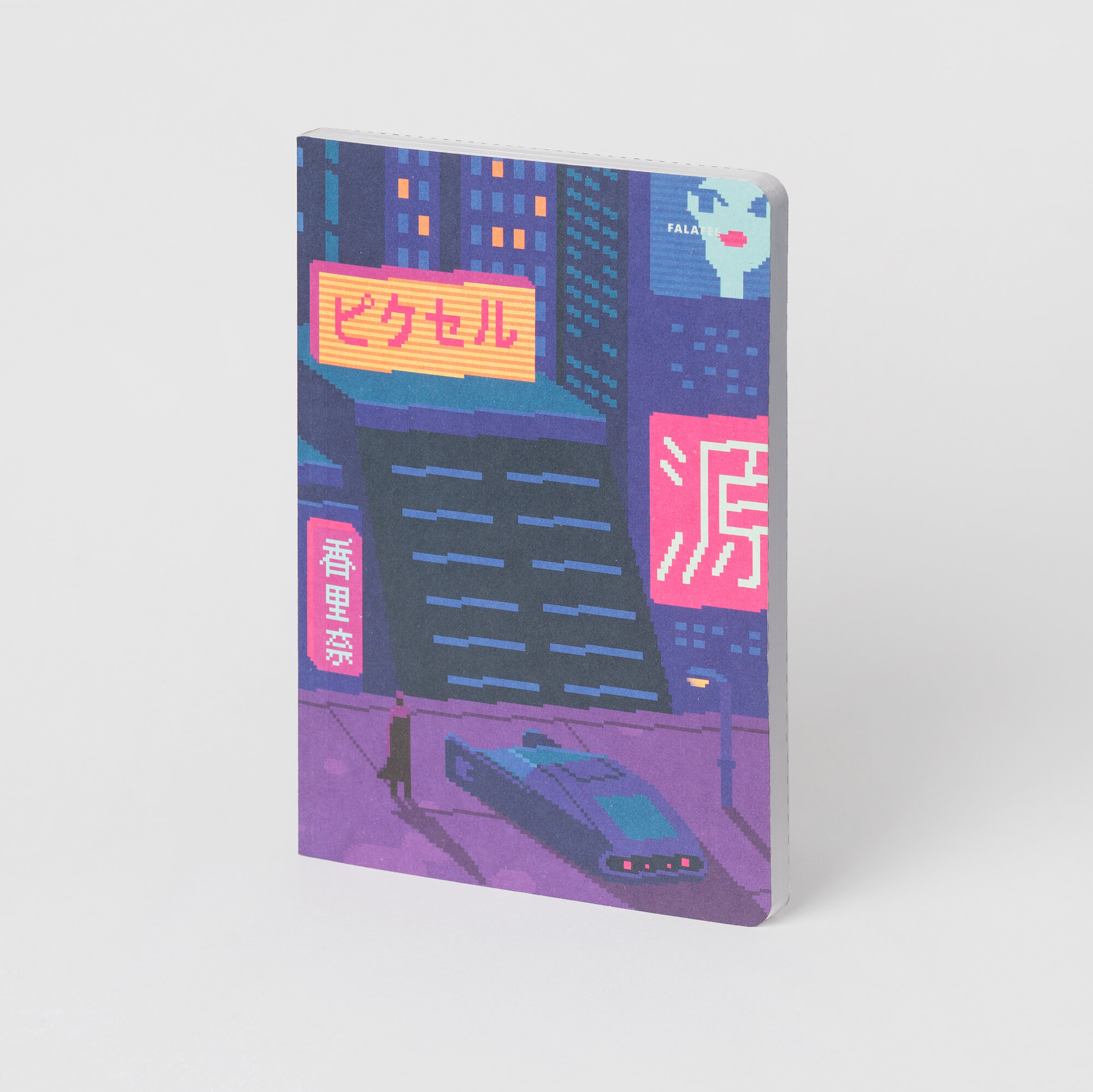 Блокнот в точку Falafel Neon Runner A5, 128 страниц, белая бумага плотностью 120 г/м2
