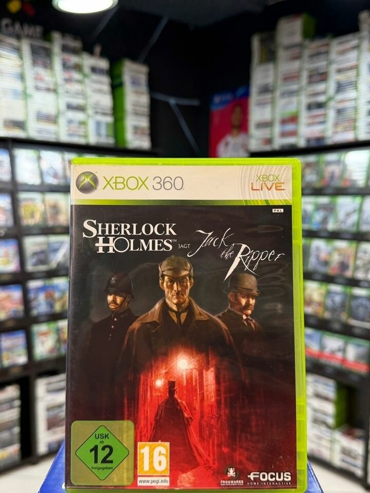 Игра Sherlock Holmes Versus Jack the Ripper (Xbox 360) (Box)