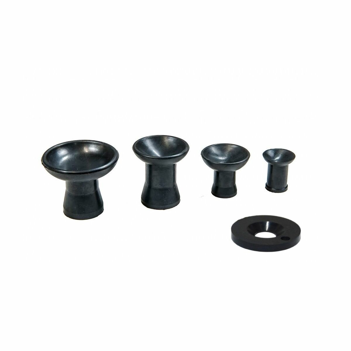 Присоски для машинки притирки клапанов пневматической 4 шт. AIST 91510705-1 насадки 20, 30, 35, 45 мм для пневмомашинки