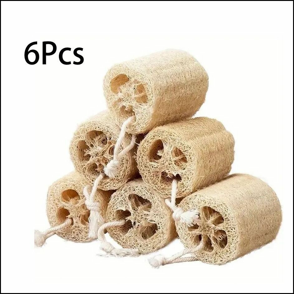 Эксклюзивные губки из натуральной кожи, 6 штук