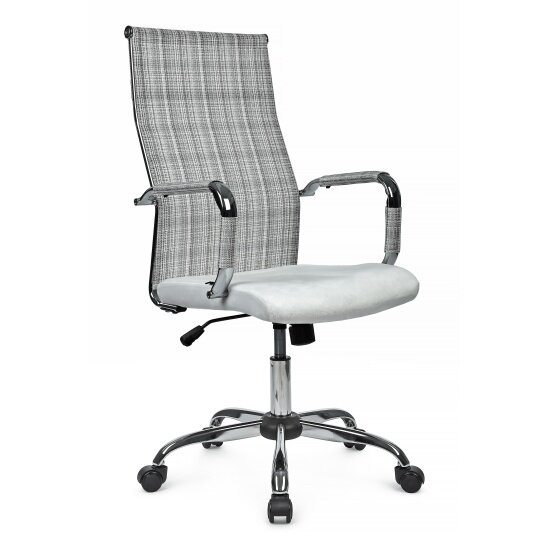 Кресло Riva Chair Art RCH 6017H Серо-белый