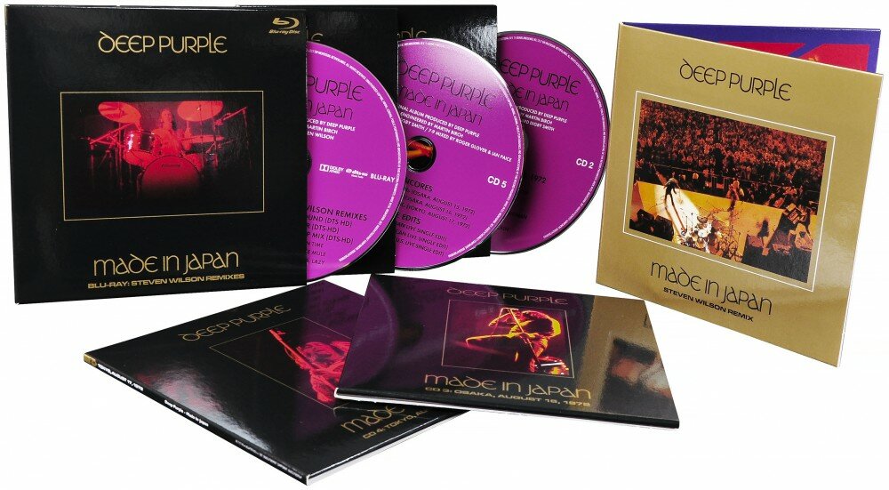 Deep Purple. Made in Japan (2025 Steven Wilson Remix edition) (5 CD + Blu-Ray) (2025 год, блю-рей диск, Бокс-сет (Box set))