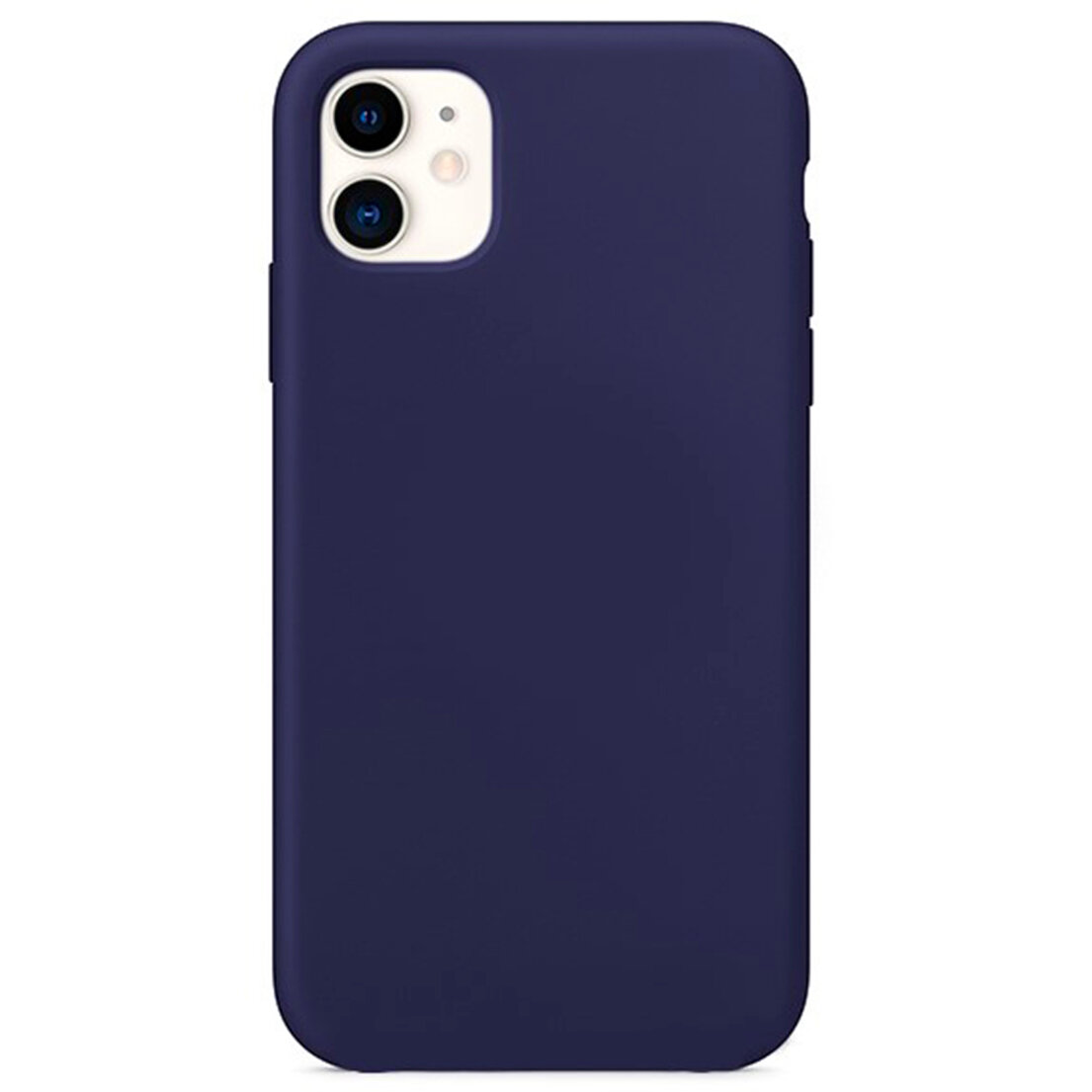 Чехол - накладка для iPhone 11, Silicon Case, без лого, темно-синий