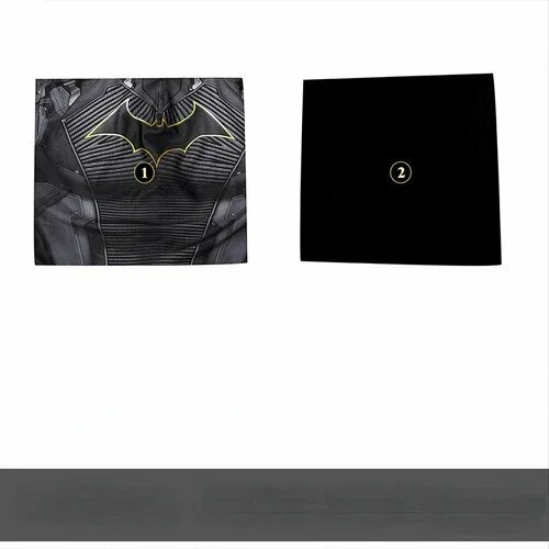 Костюм летучая мышь Брюс из спандекса XXL, Jumpsuit Cloak