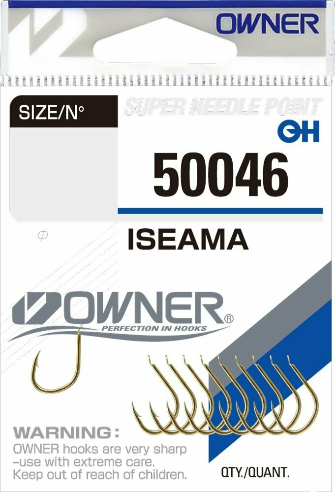 OWNER Крючок Iseama gold №3 9шт