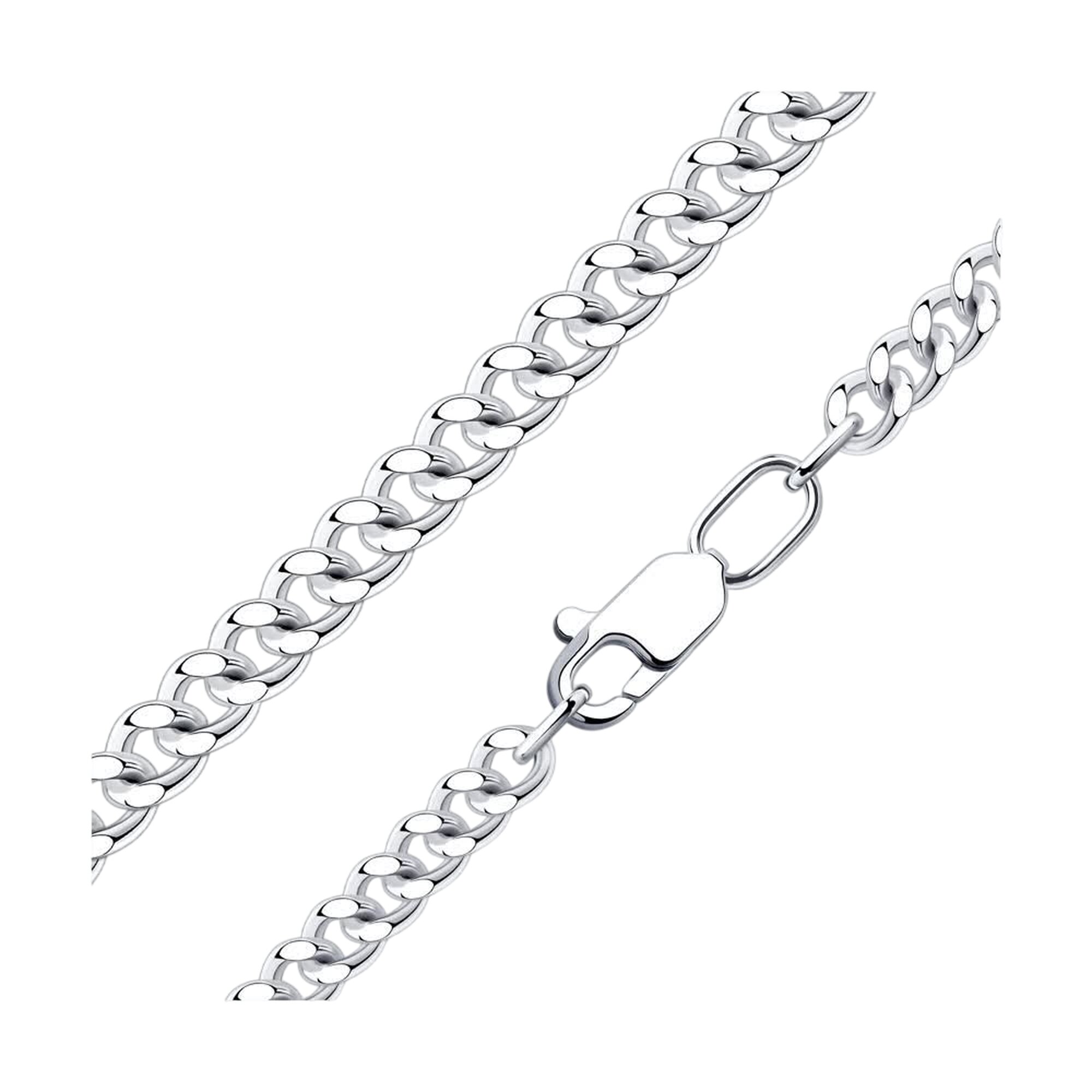 Цепь серебро, 925 проба, родирование