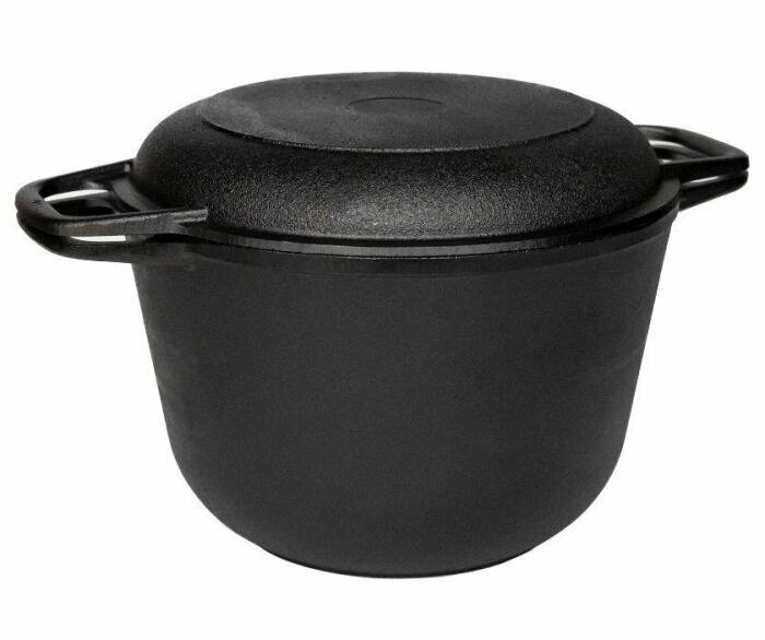 Гардарика 1306-4 чугун 6,0л с крышкой-сковородой 550002174