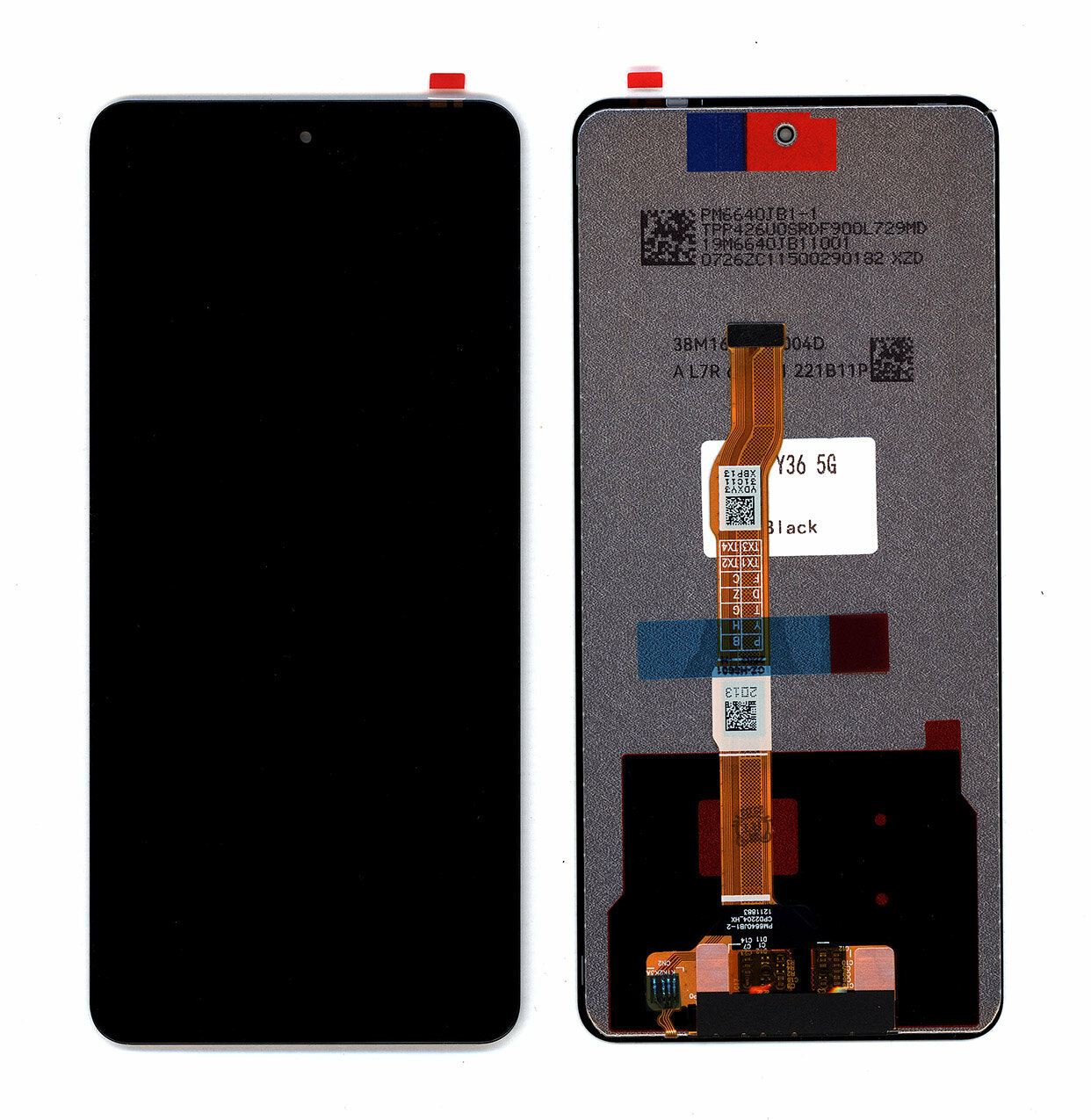 Дисплей для Vivo Y36 5G (V2247) в сборе с тачскрином черный