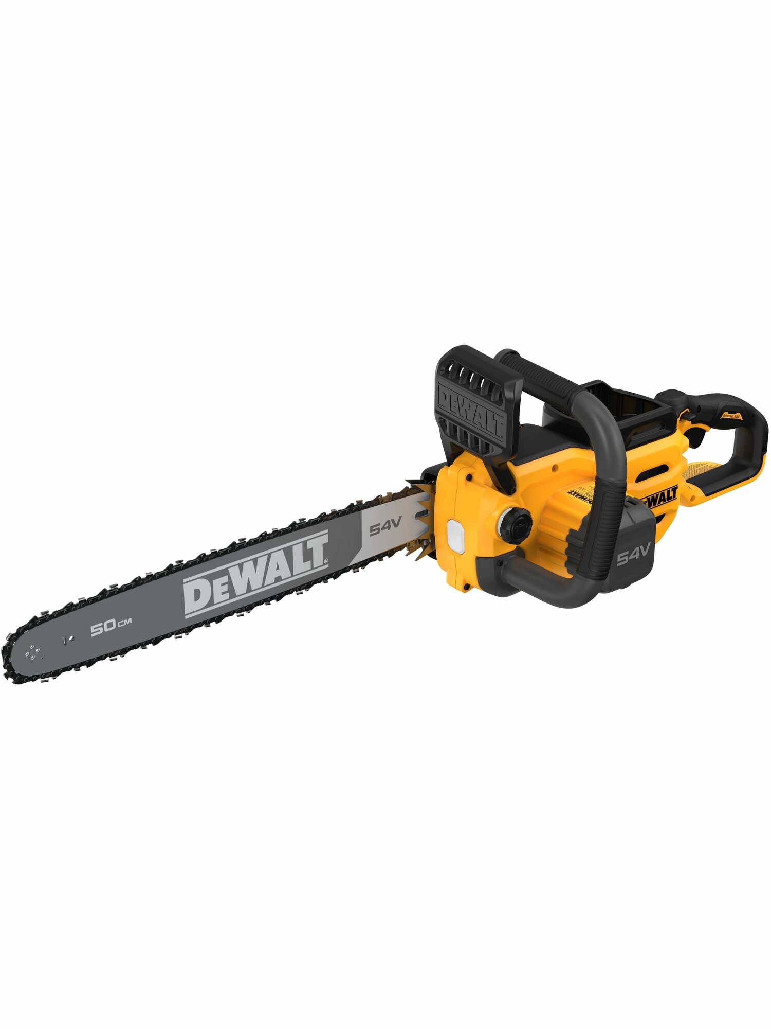 Аккумуляторная цепная пила DEWALT DCMCS575X1, 54 В, 50 см, 15 м/с, с АКБ 3 Ач и ЗУ