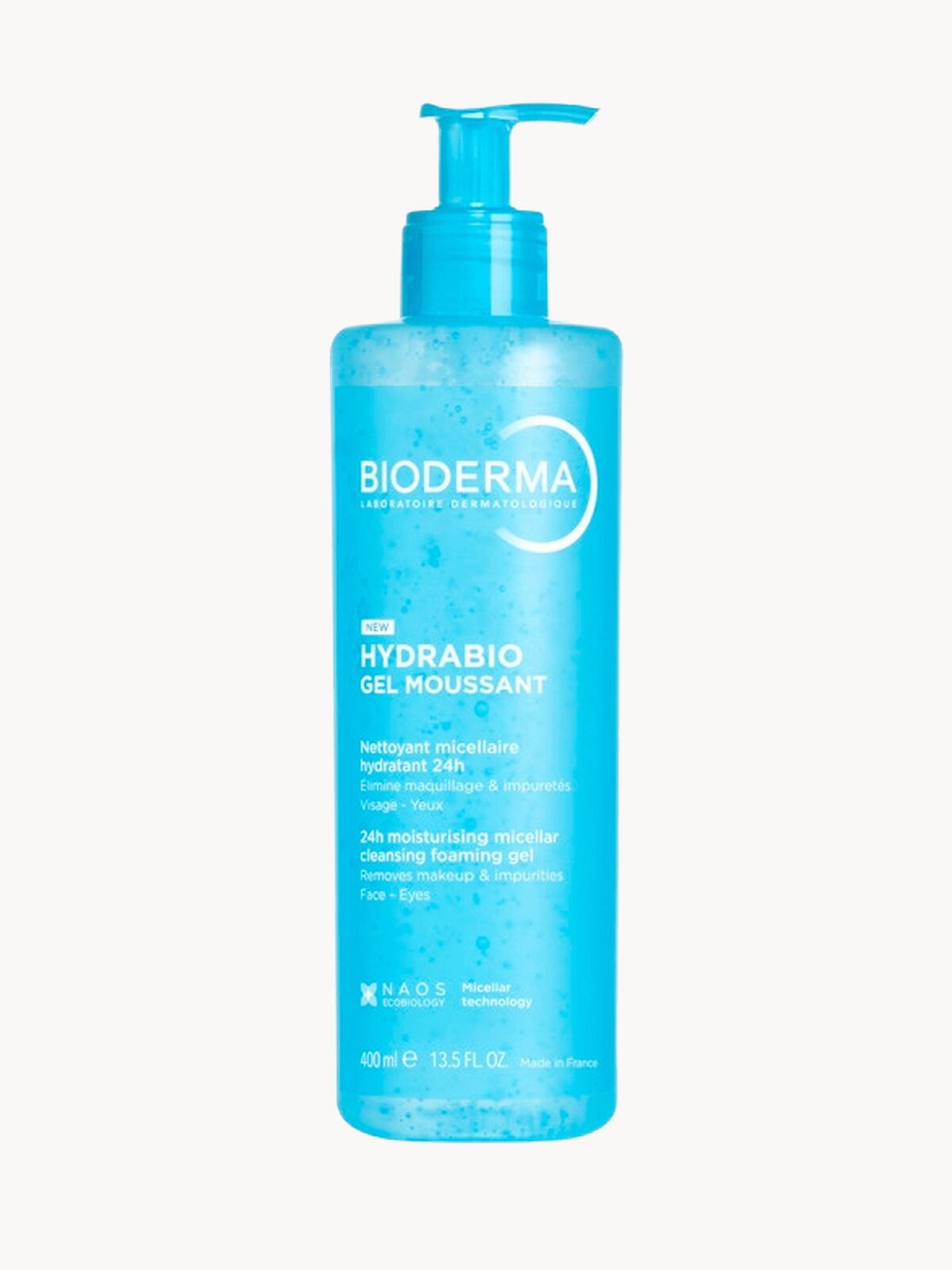 BIODERMA Hydrabio Очищающий увлажняющий гель для лица 400 мл