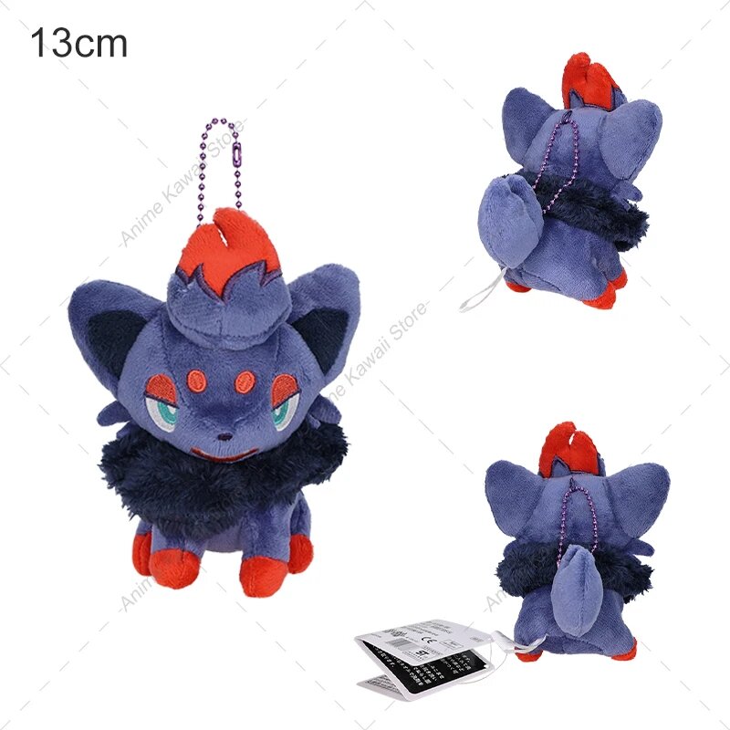 Плюшевые игрушки Pokemon Charmander Eevee Phantump Butterfree Zorua Riolu TAKARA TOMY Zorua