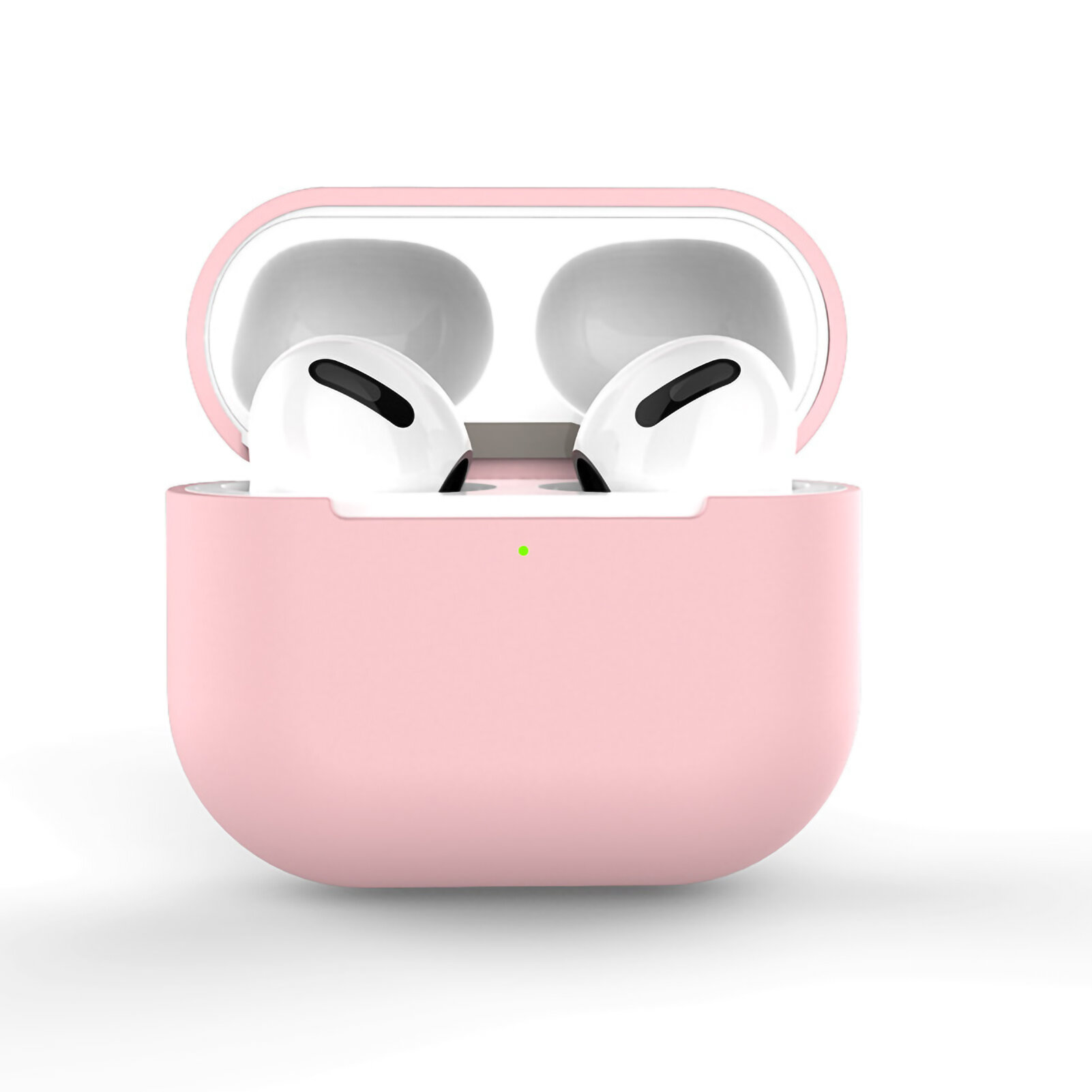Беспроводной чехол для наушников Bluetooth, ультратонкий мягкий чехол, разделенный жидкий силикон для наушников IOS, 3 розовых цвета