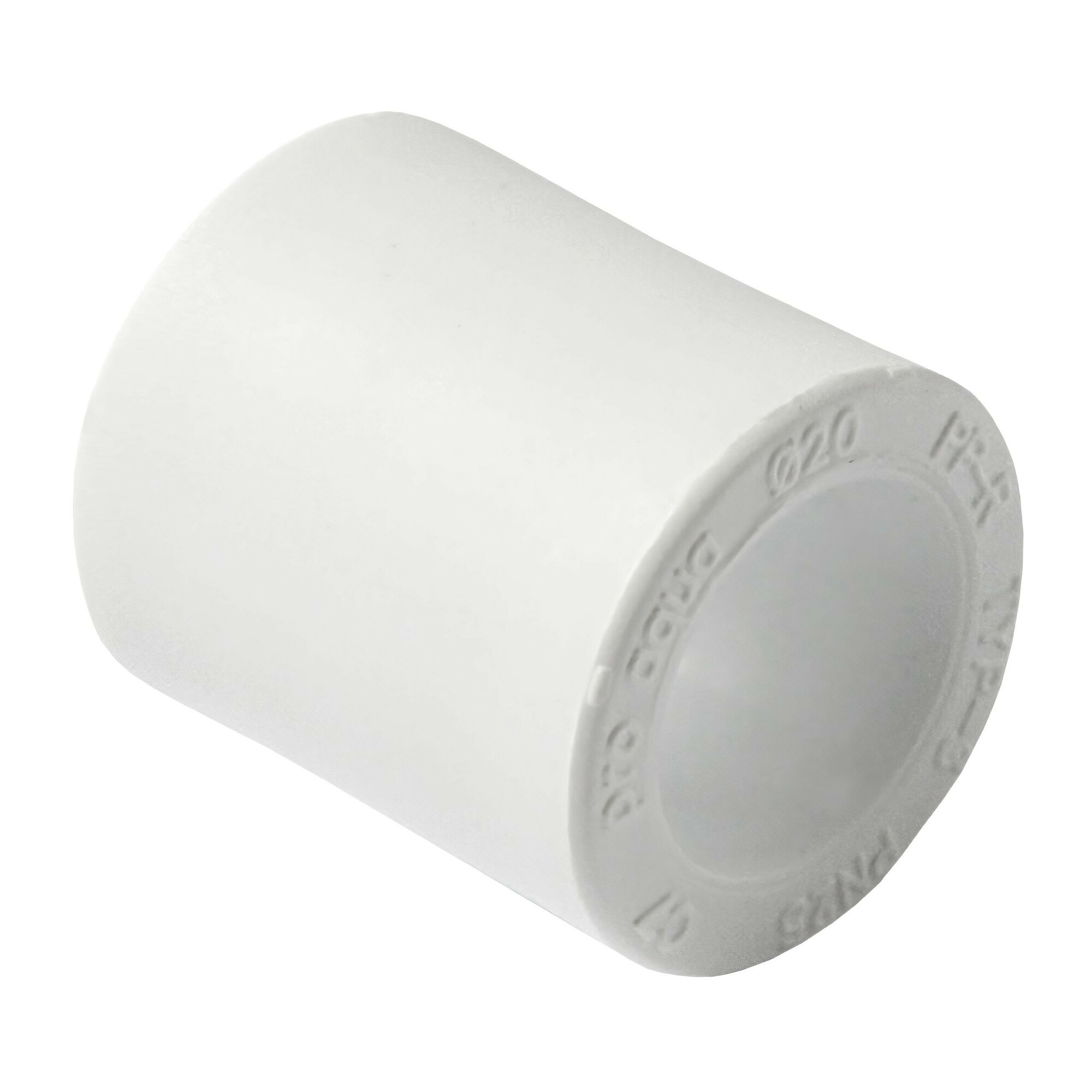 Муфта соединительная PRO AQUA, 20 мм, полипропиленовая, белая