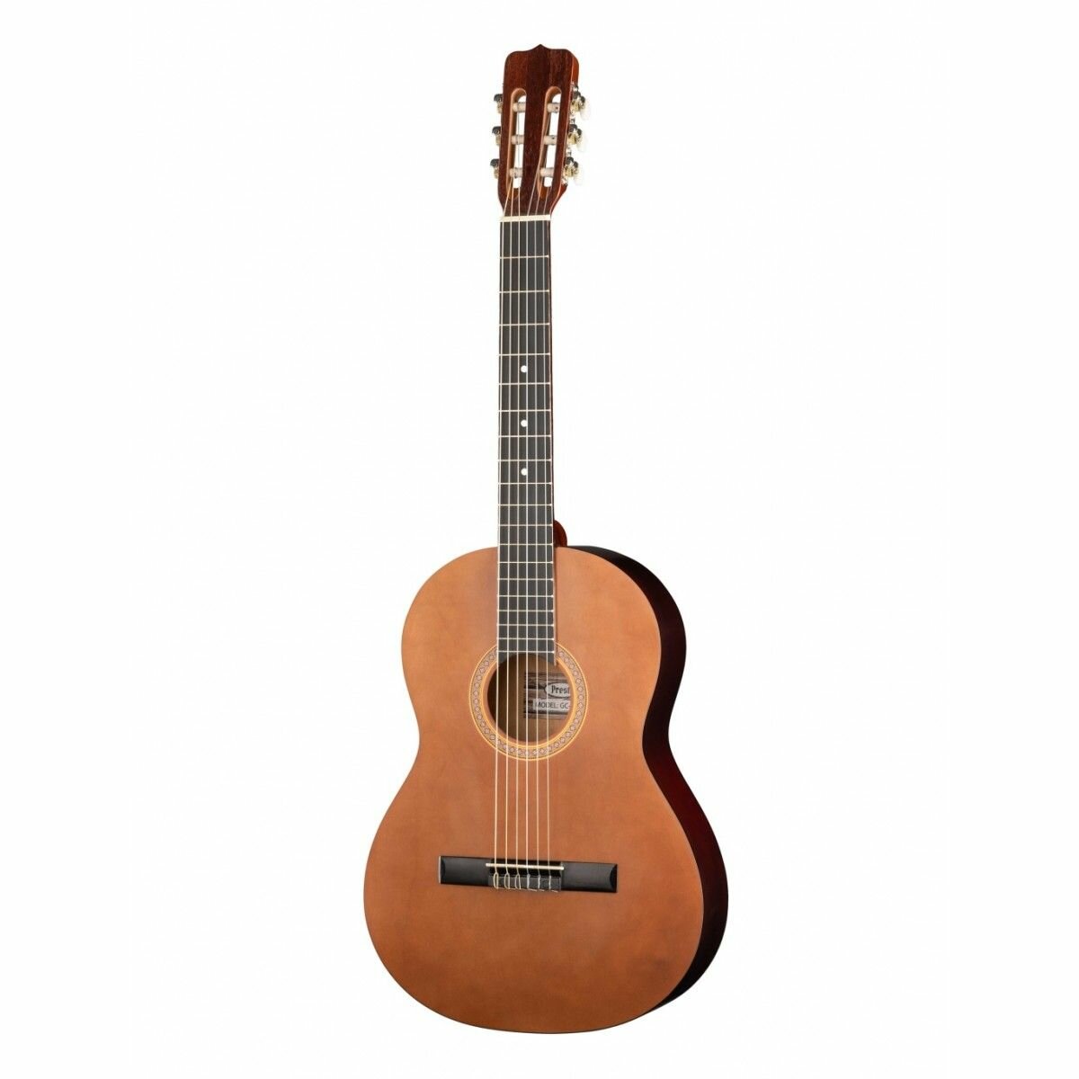 GC-BN20-G-4/4 Классическая гитара, коричневая, глянцевая, Presto