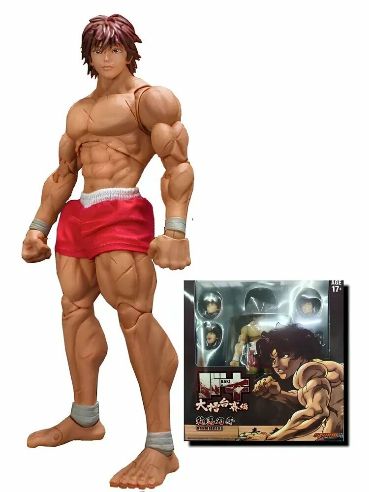Фигурка Боец Баки Ханма / Baki the Grappler (17см)