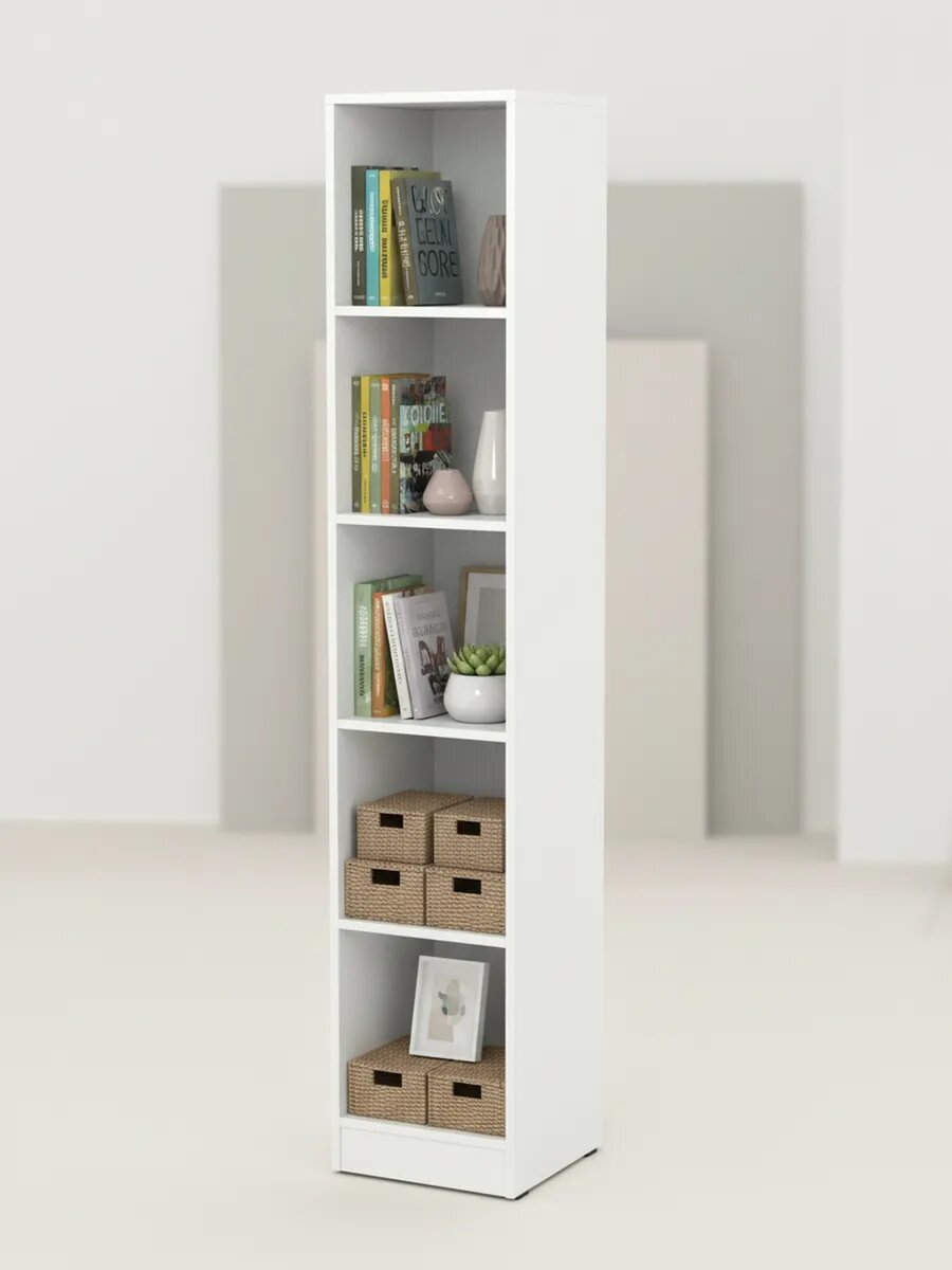 Распашной шкаф пенал FRESTER с полками для одежды в спальню, от производителя