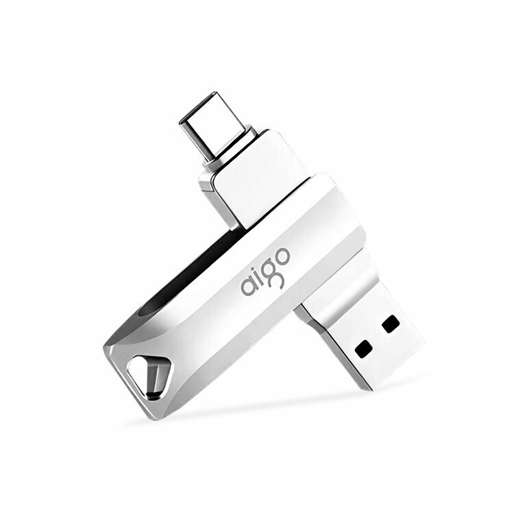 Флеш-накопитель AIGO USB, silver, 32 ГБ, высокая скорость передачи данных