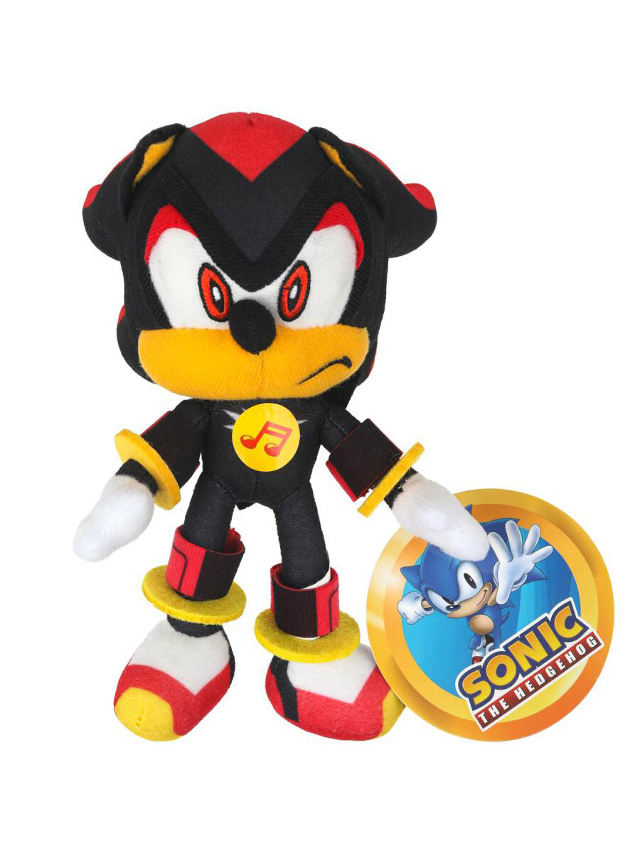 Игрушка мягкая Шэдоу 20 см черный озвученный Sonic Boom M118080BS-20S с 3 лет Добрые игрушки