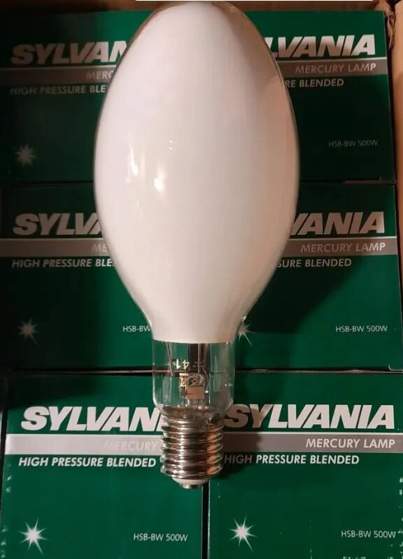 Лампа ртутная ДРВ 125Вт 240V, E27