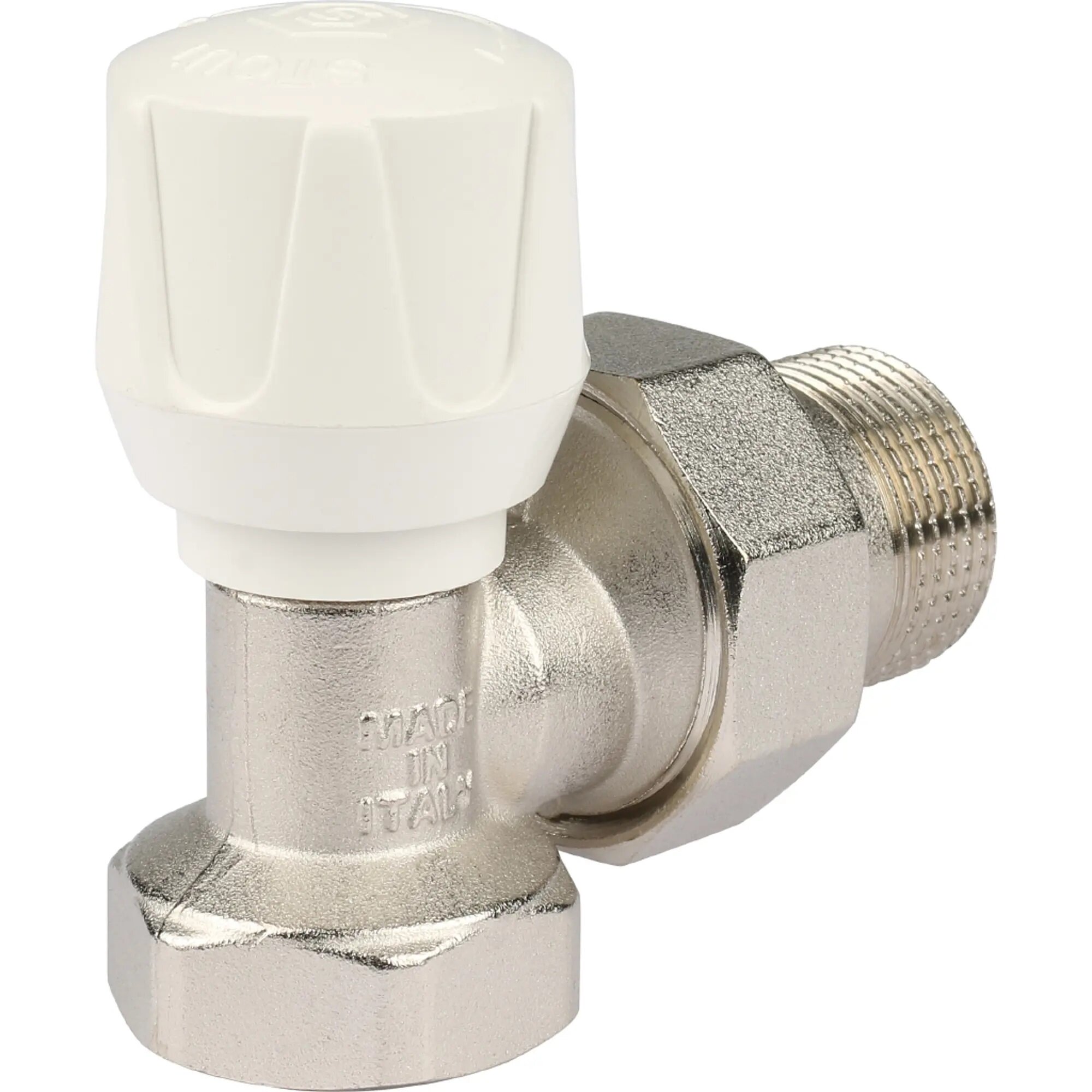 Клапан ручной терморегулирующий, угловой 1/2" STOUT SVR 2102 000015