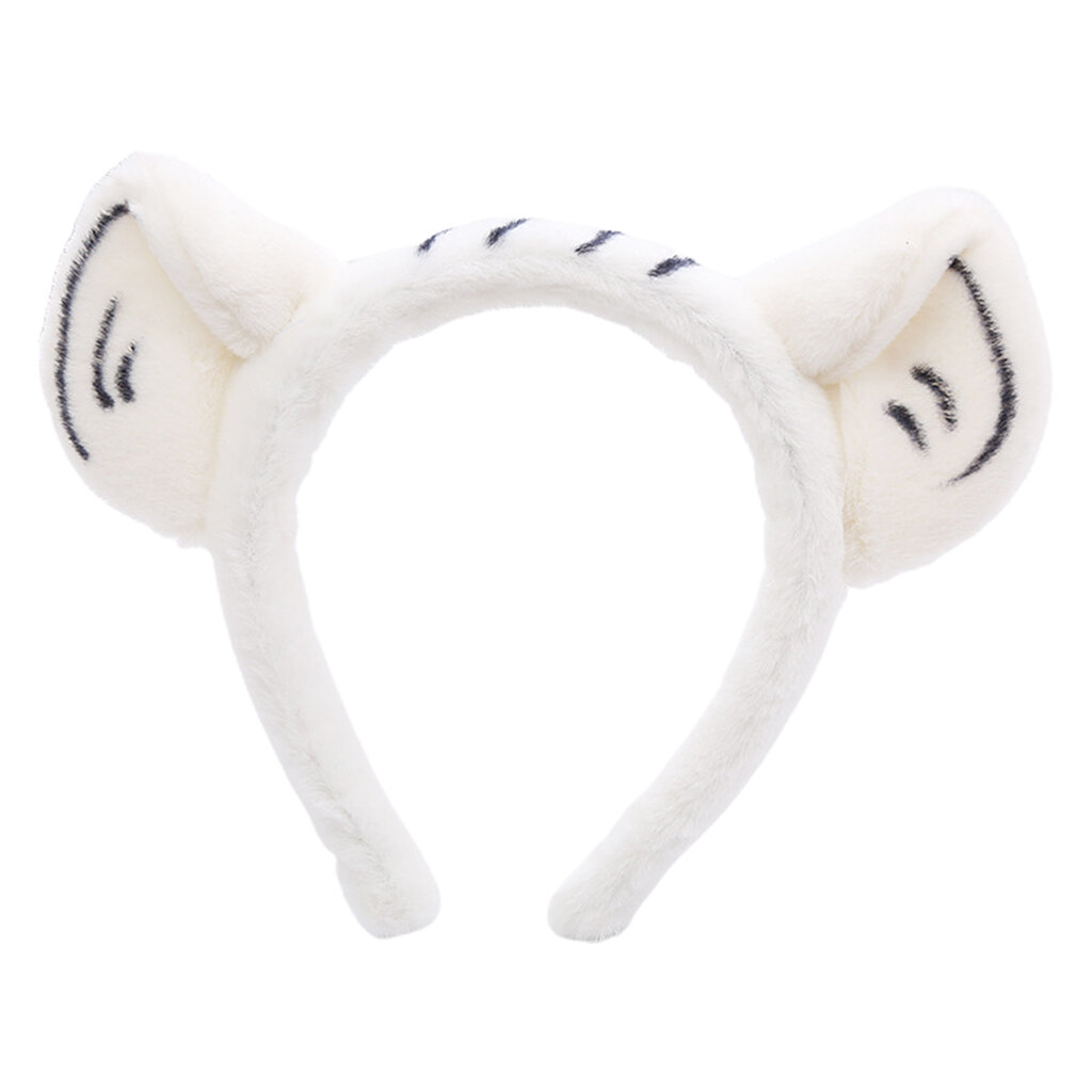 Plush Headband Animal Ears Hair Hoop Cartoon Pattern Performance Hairband